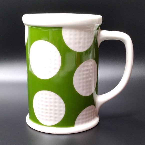 Starbucks | Kitchen | Starbucks Golf Ball Green White Dimpled 6 Oz ...